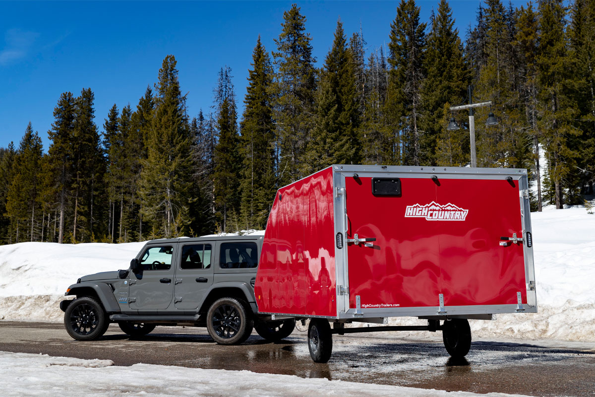 Enclosed Crossover Snow Trailers