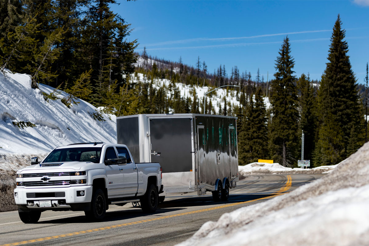 Enclosed All-Sport Elevation Snow Trailers